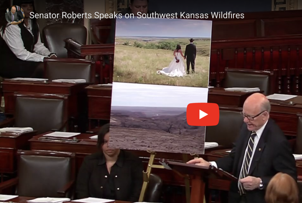 Senator Roberts Speaks on Southwest Kansas Wildfires - High Plains Journal