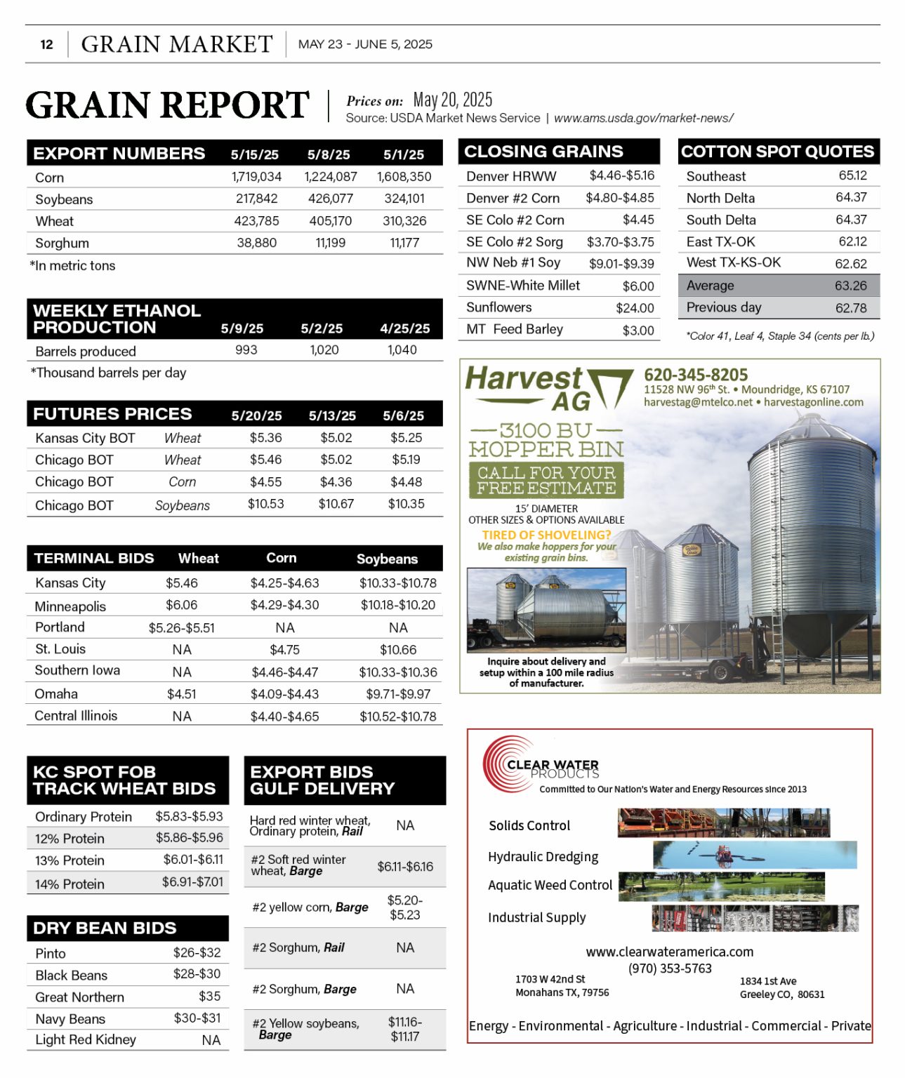 Grain Report May 20 2025 - High Plains Journal